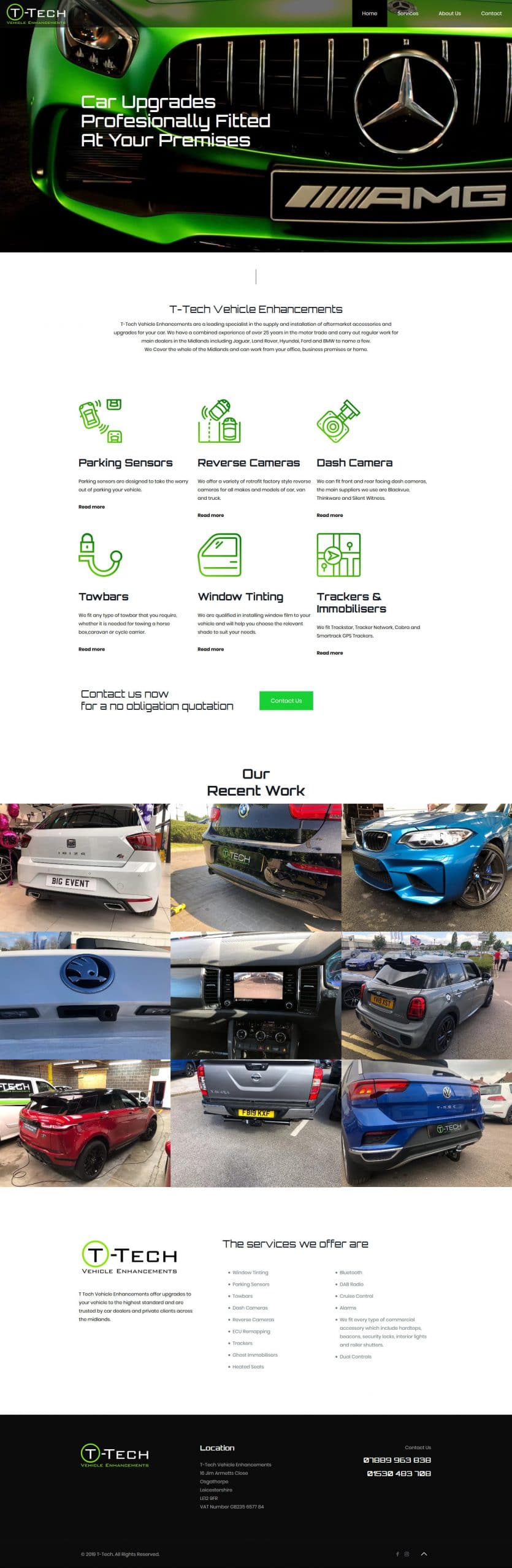 Car Upgrade Web Design - DLZ Design